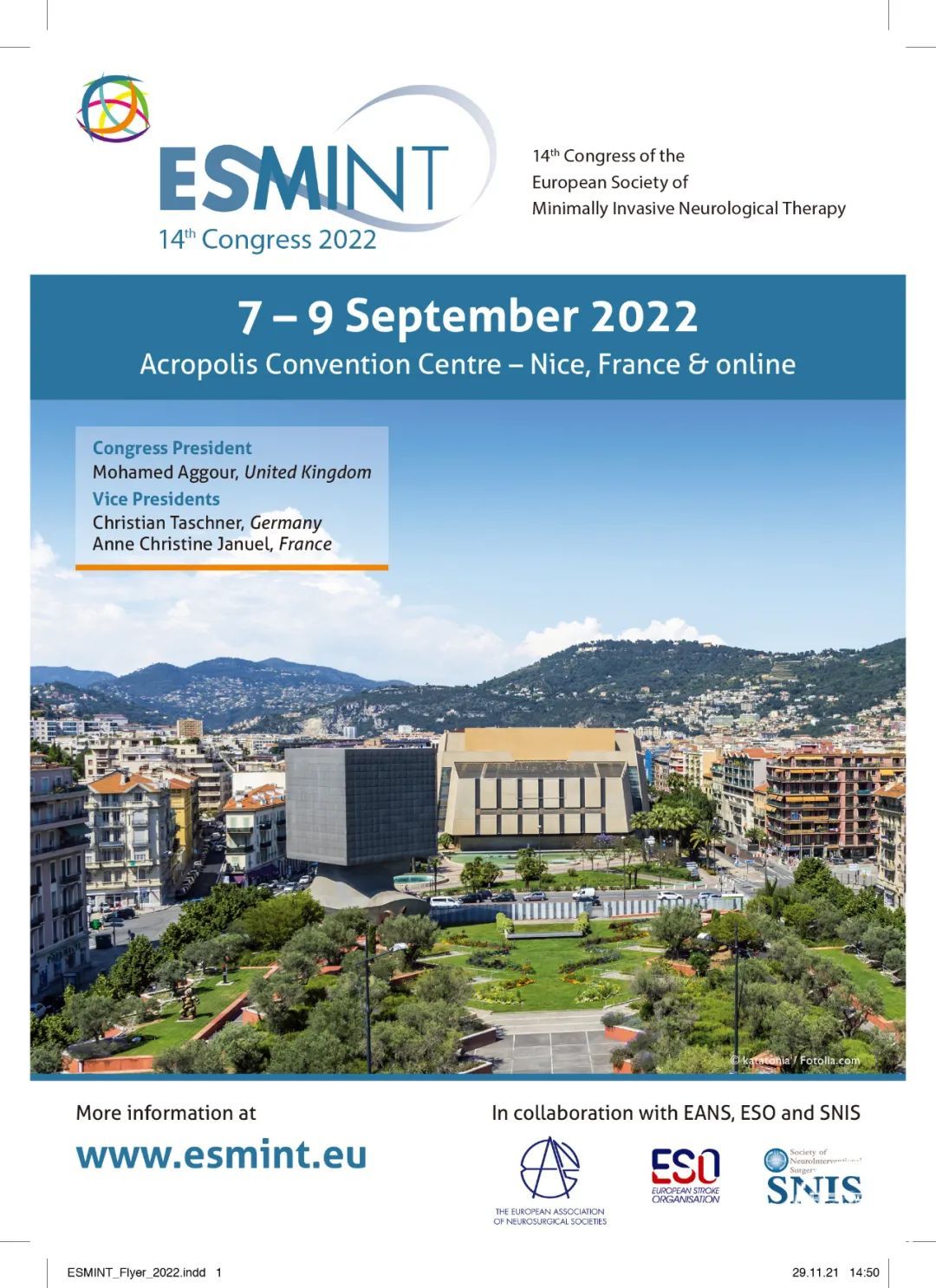 双语直播（9月7-9日）丨ESMINT 2022（欧洲微创神经治疗学会）盛大召开，神介资讯中国独家直播，敬请期待！ - 脑医汇