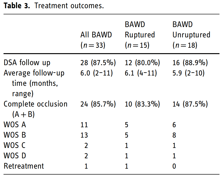 【精选编译】球囊辅助WEB支架植入的安全性和有效性研究 - 脑医汇