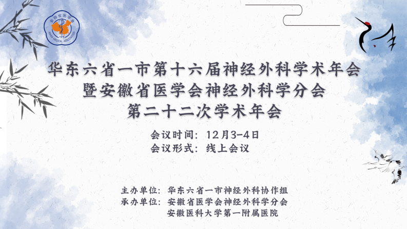 华东六省一市第十六届神经外科学术年会暨安徽省医学会神经外科学分会第二十二次学术年会会议 三叉神经痛的个体化外科治疗 脑医汇 神外资