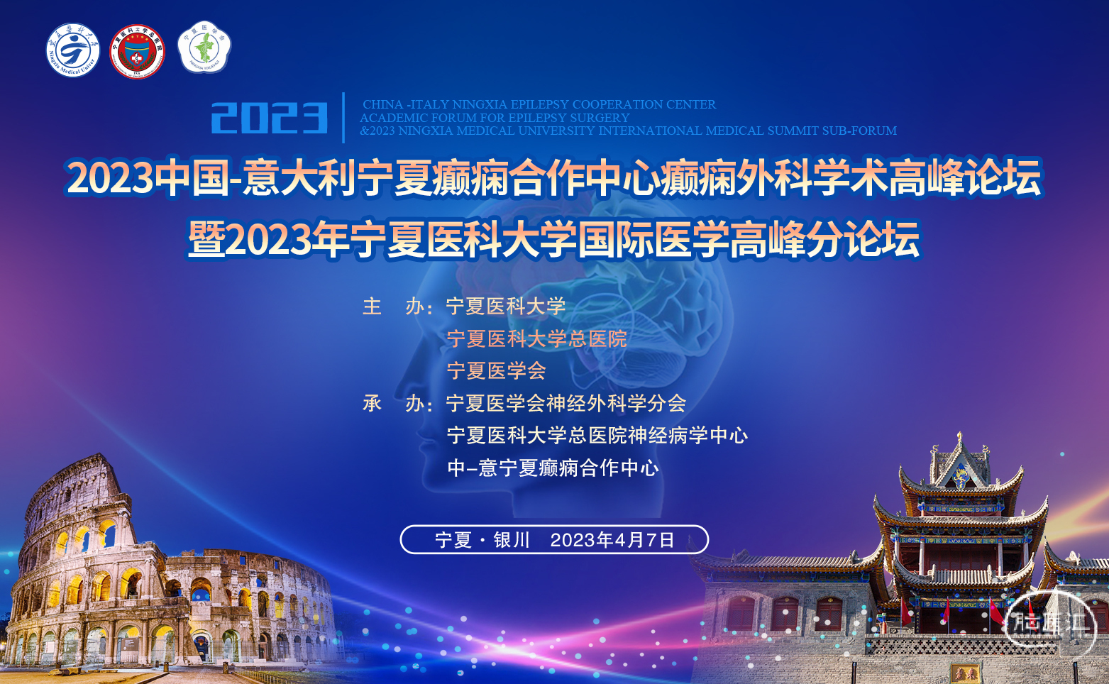 2023中国 意大利宁夏癫痫合作中心癫痫外科学术高峰论坛暨2023年宁夏医科大学国际医学高峰分论坛 迷走神经电刺激术治疗药物难治性癫痫的