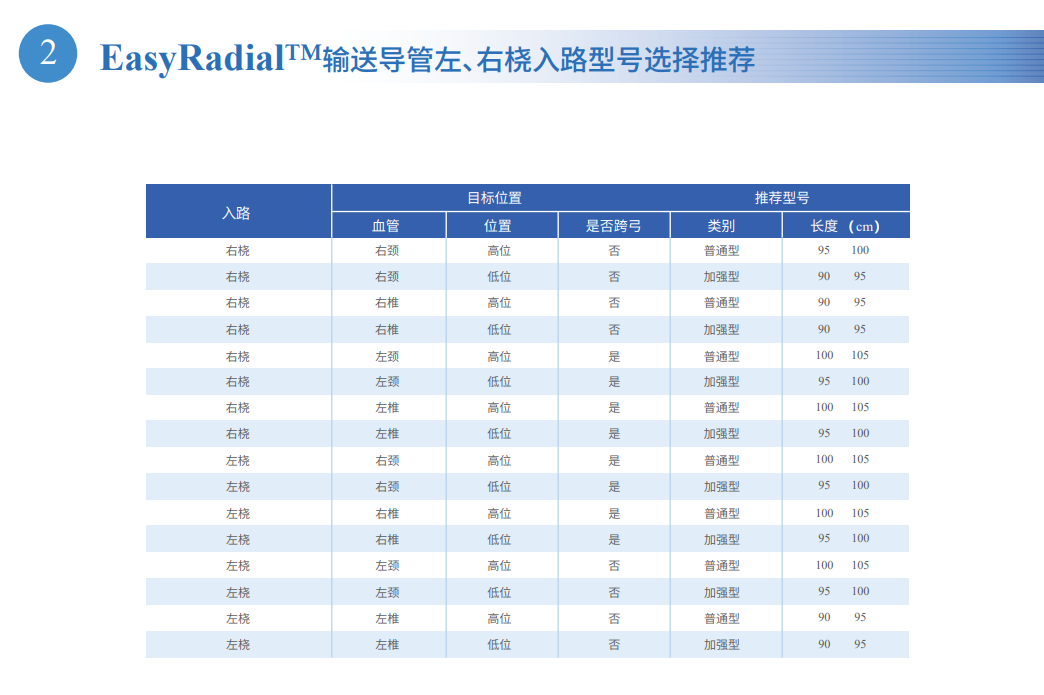 Easyradial经桡专用导管标准操作模拟演示